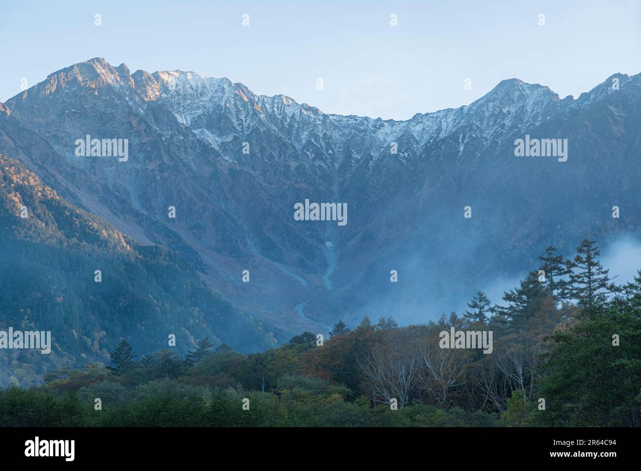Azusagawa River?and Hotaka mountain range, Kamikochi Stock Photo - Alamy