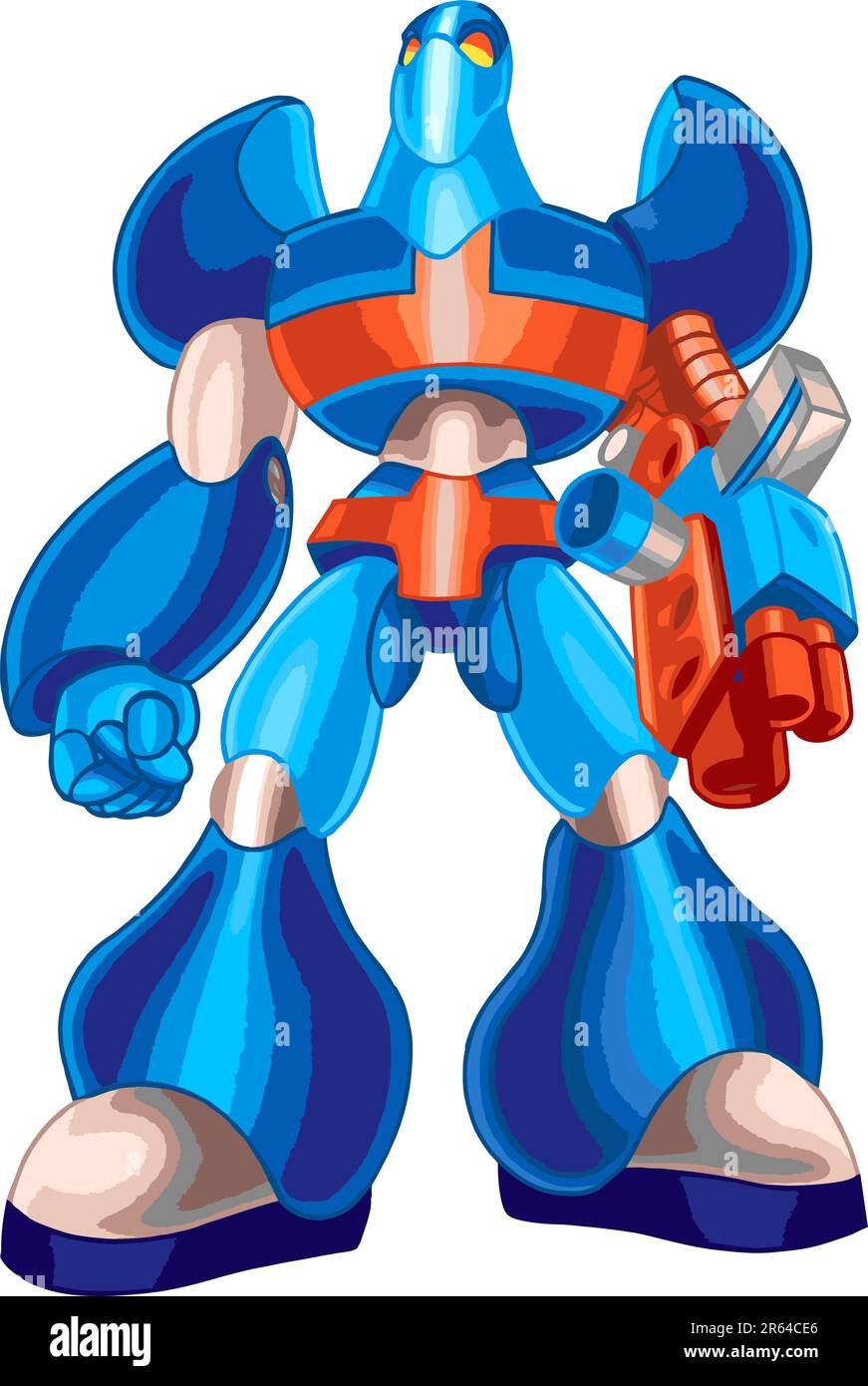 a vector illustration of a colorful robot Stock Vector Image & Art - Alamy