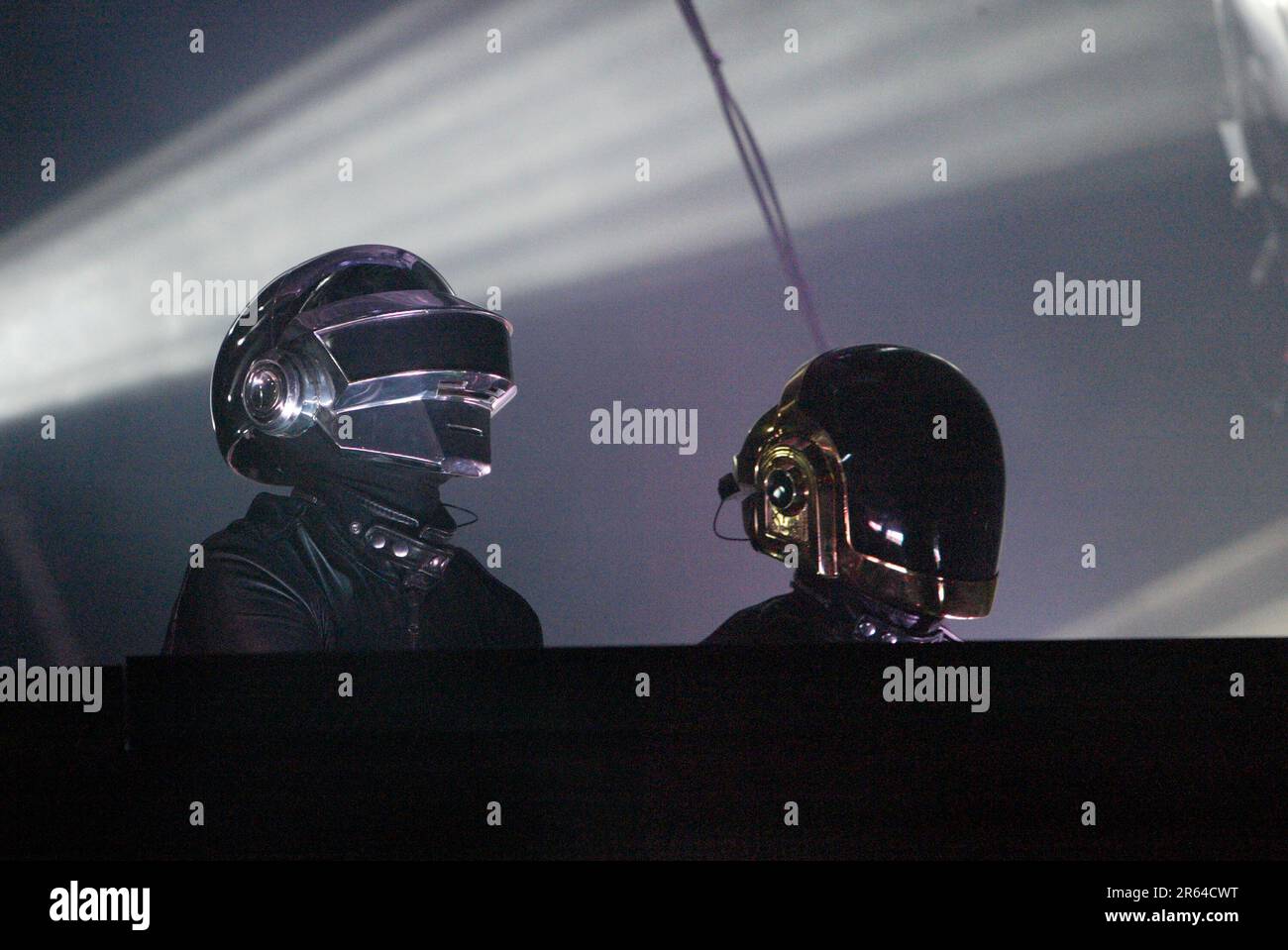 Daft Punk performing live at the NeverEverLand music festival at Sydney ...
