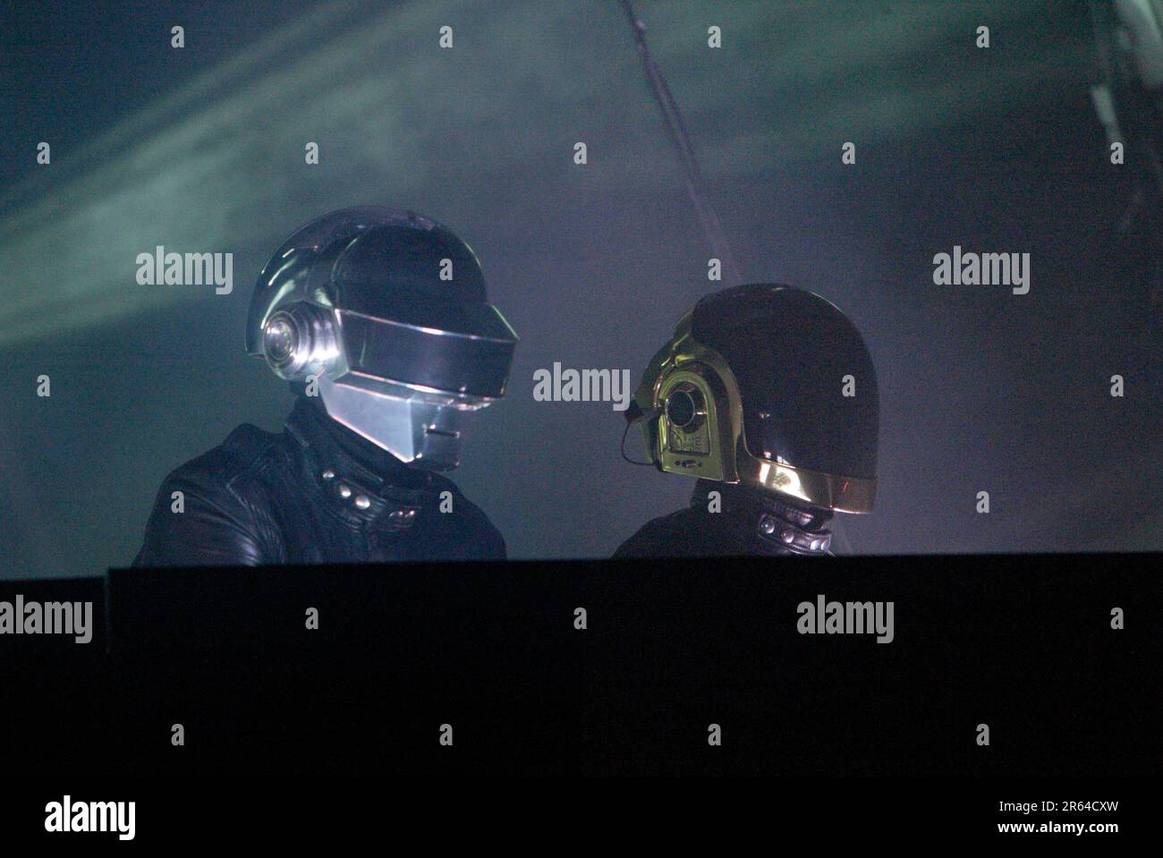 Daft Punk performing live at the NeverEverLand music festival at Sydney ...