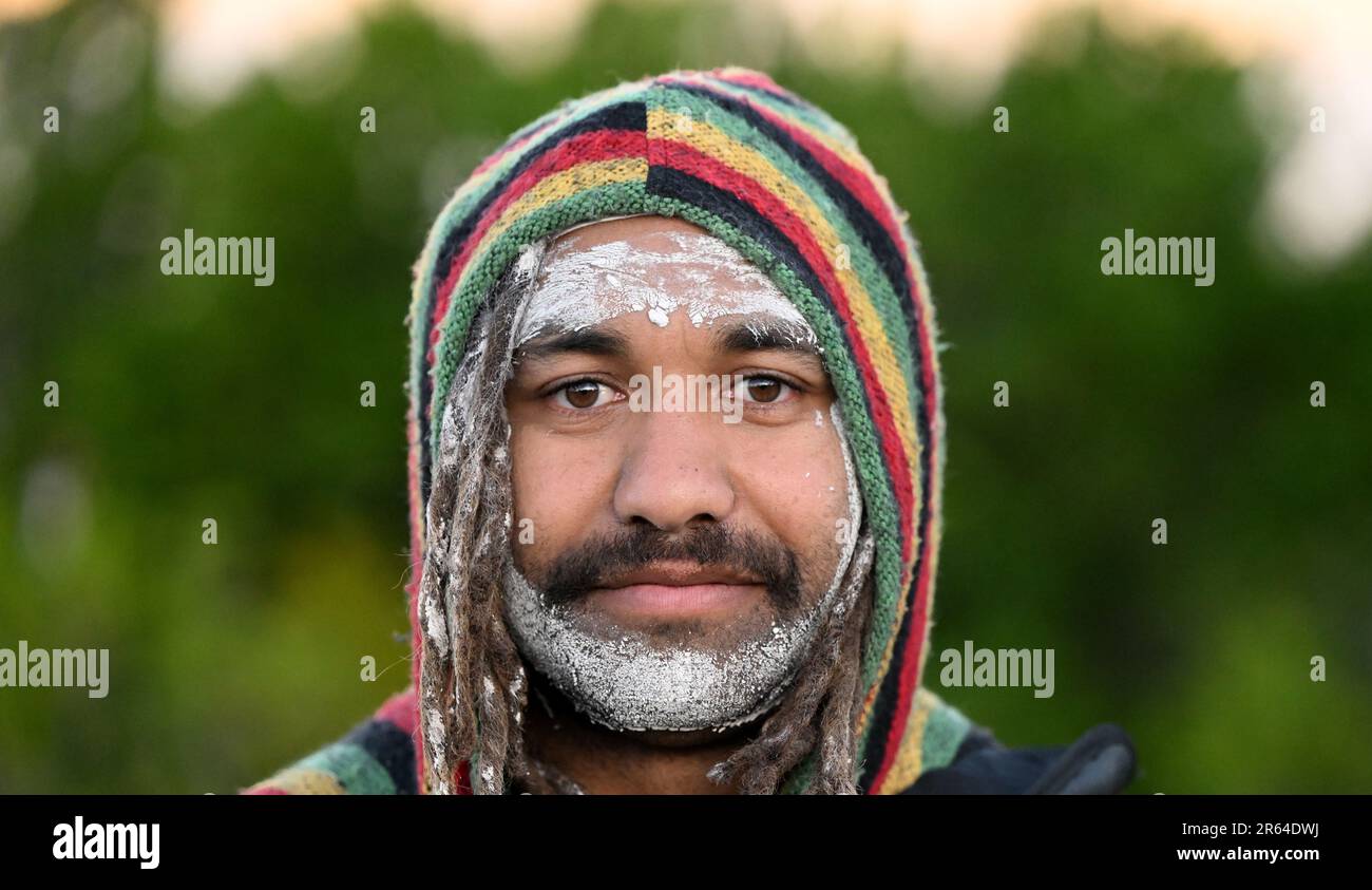 Brisbane, Australia. 07th June, 2023. Bruce Waia, who is a member of ...