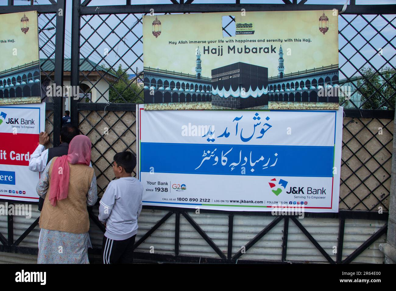 June 7, 2023, Srinagar, Jammu and Kashmir, India: Kashmiri Muslim pilgrims embark on their ...