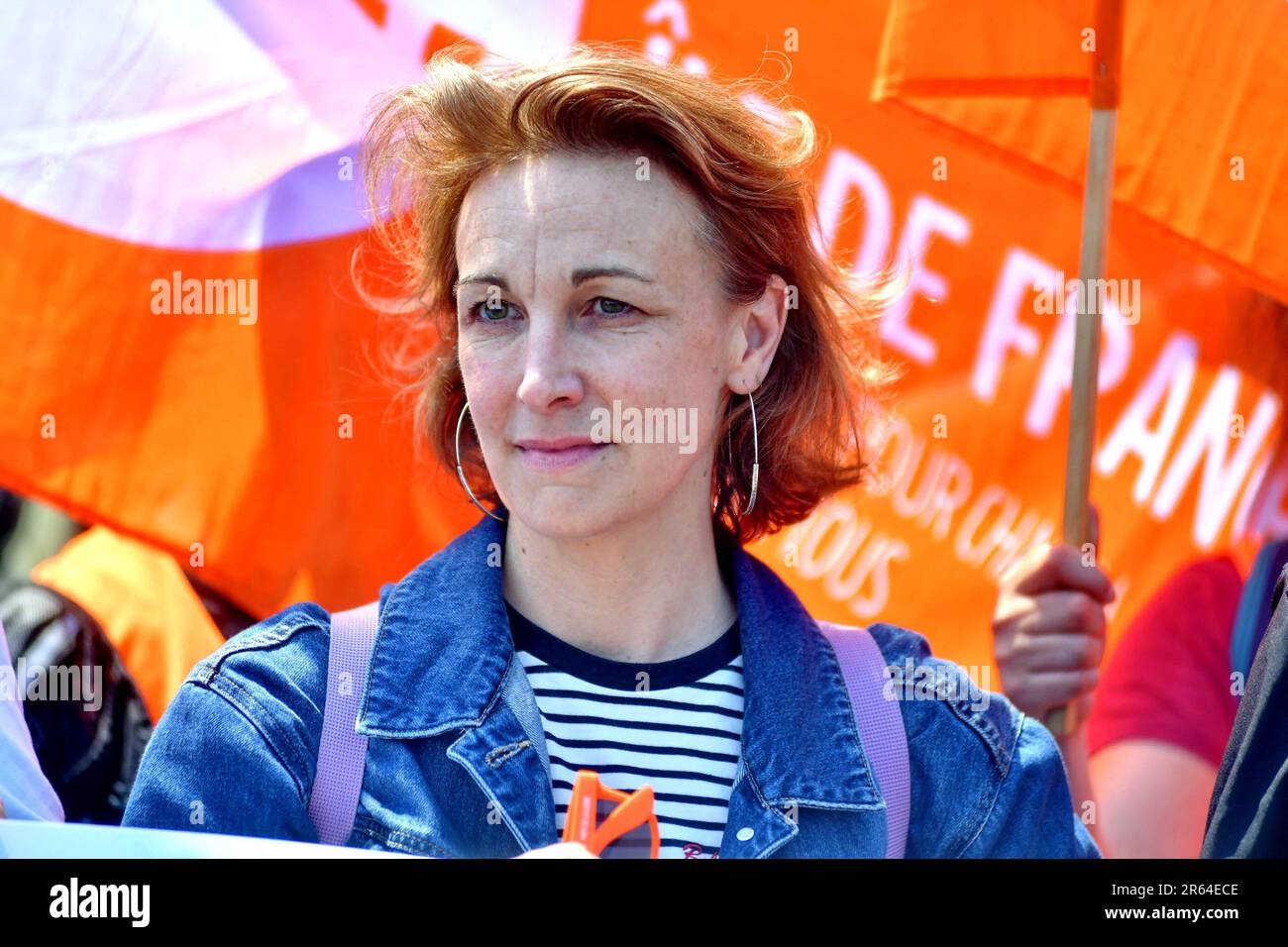 Paris, France. 06th June, 2023. MarylIse Léon future Secretary General ...