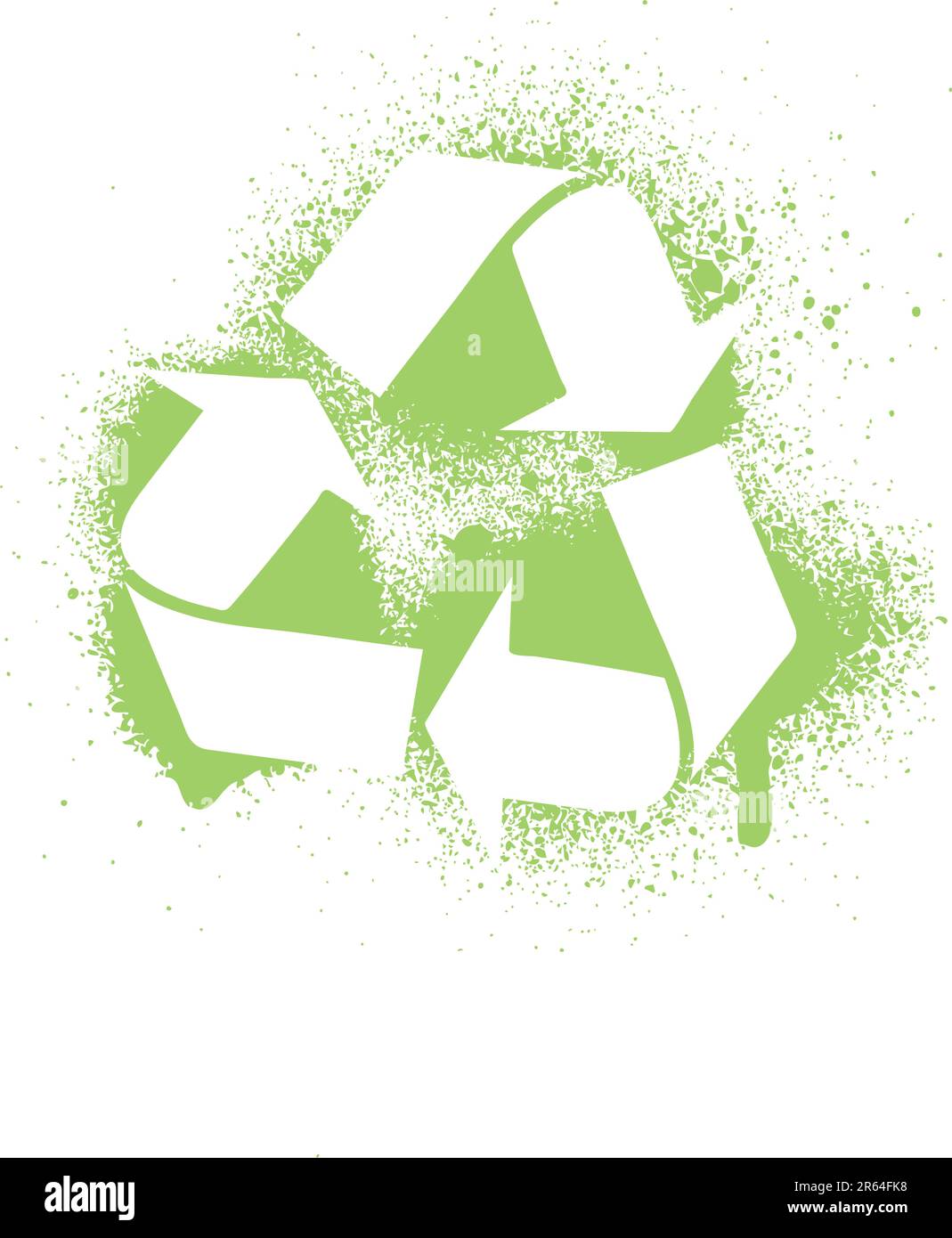 Drawing recycle symbol vector illustration Stock Vector Image & Art - Alamy