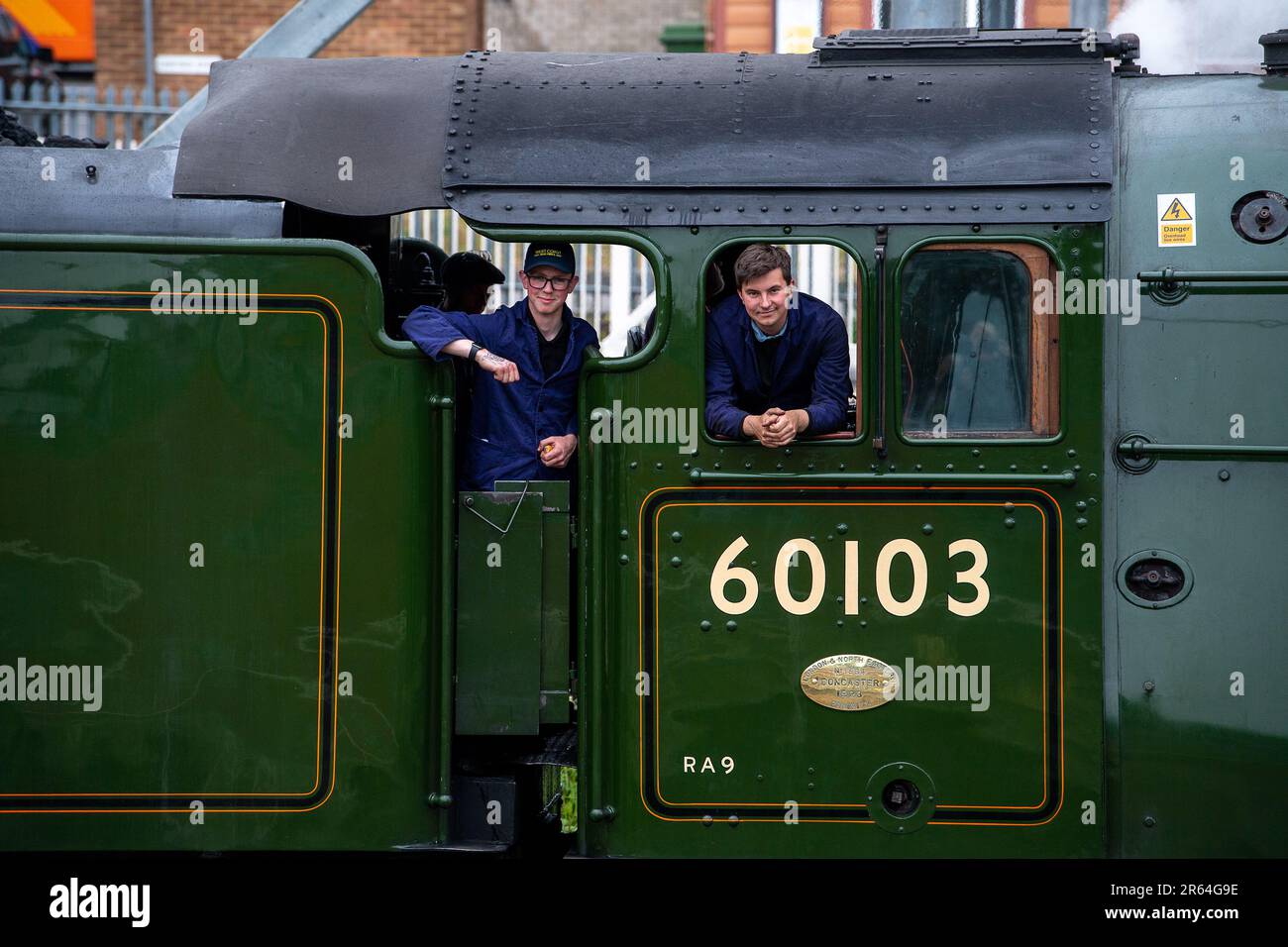Slough, Berkshire, UK. 7th June, 2023. The iconic Flying Scotsman Steam ...