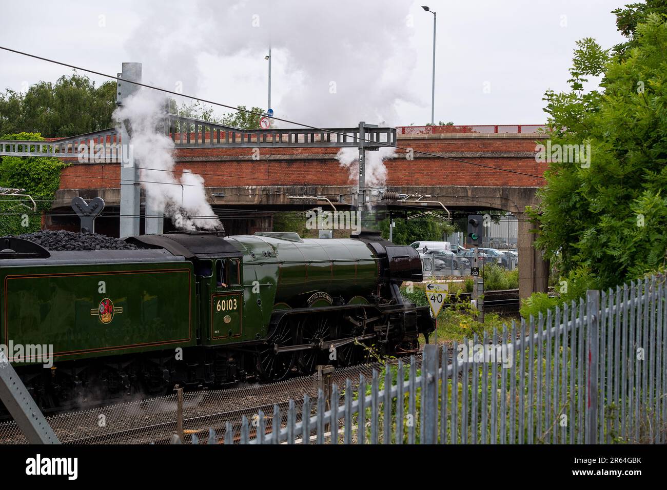 Slough, Berkshire, UK. 7th June, 2023. The iconic Flying Scotsman Steam ...