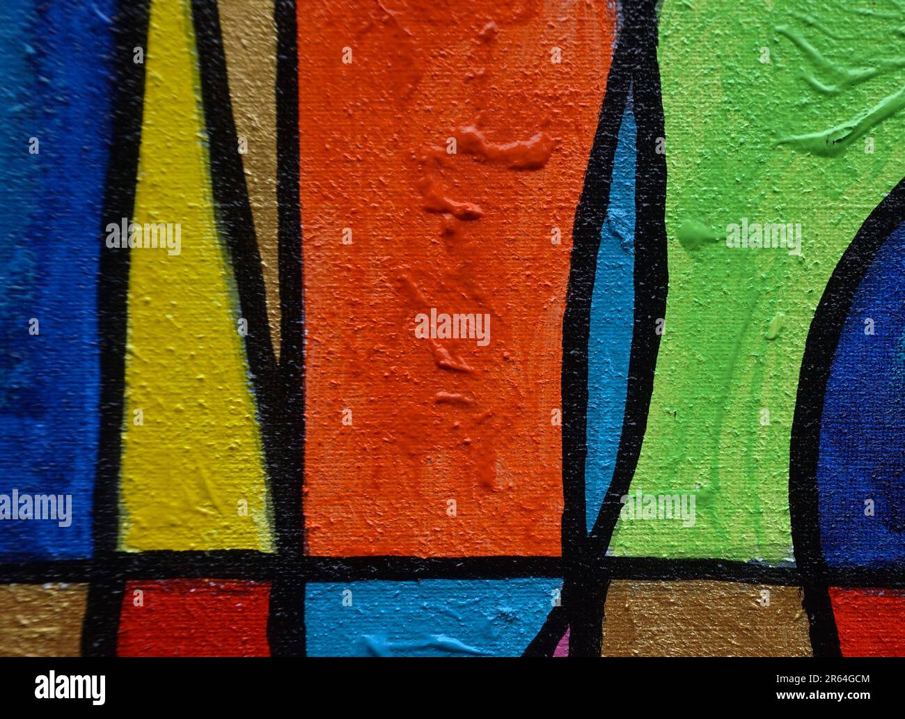 Art oil color painting Abstract geometric shapes Stock Photo - Alamy Art oil color painting Abstract geometric shapes Stock Photo - Alamy