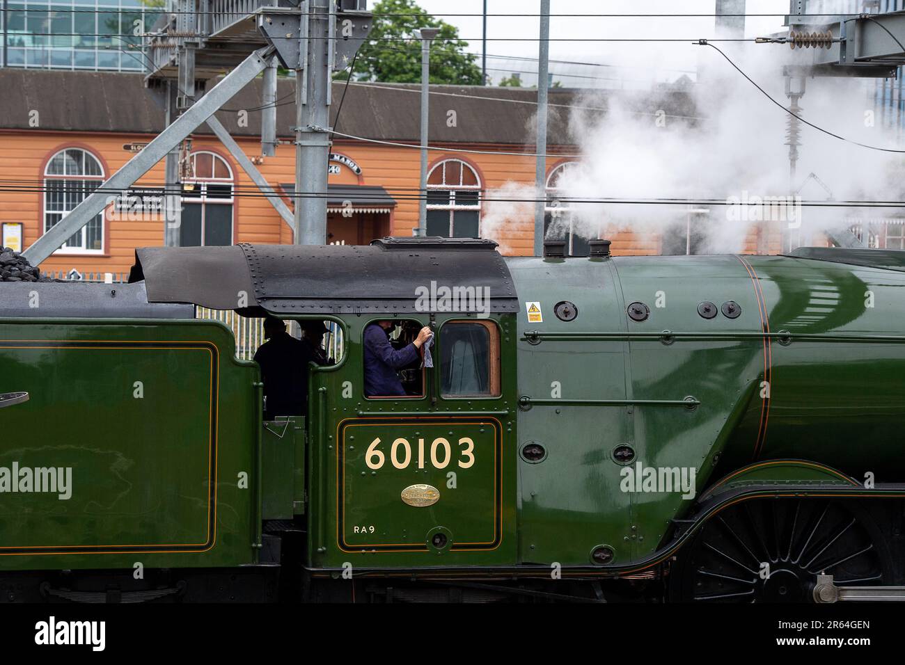 Slough, Berkshire, UK. 7th June, 2023. The iconic Flying Scotsman Steam ...
