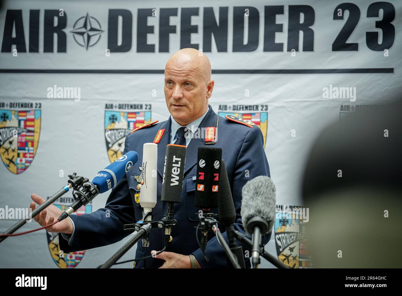 07 June 2023, Berlin: Ingo Gerhartz, Lieutenant General and Inspector ...