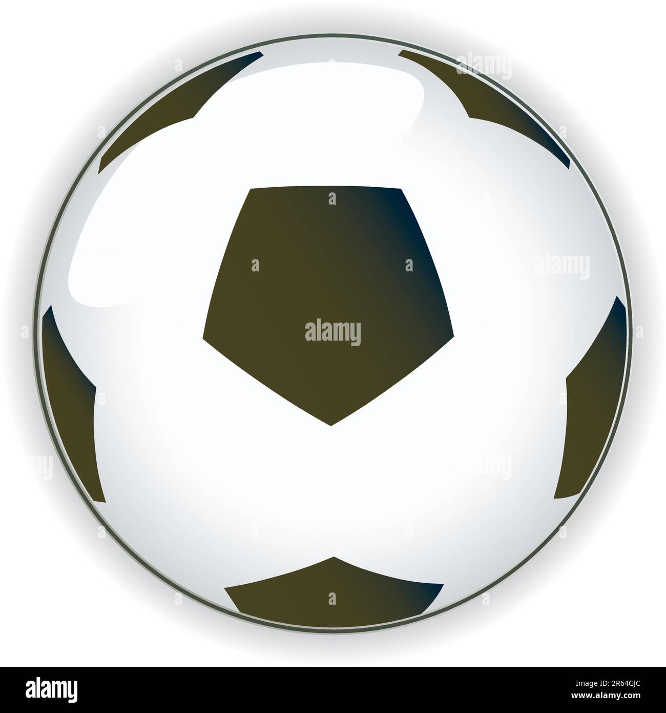 Vector soccer game ball illustration world cup Stock Vector Image & Art ...