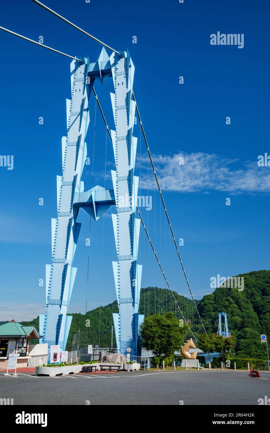 Early suspension bridge hi-res stock photography and images - Alamy
