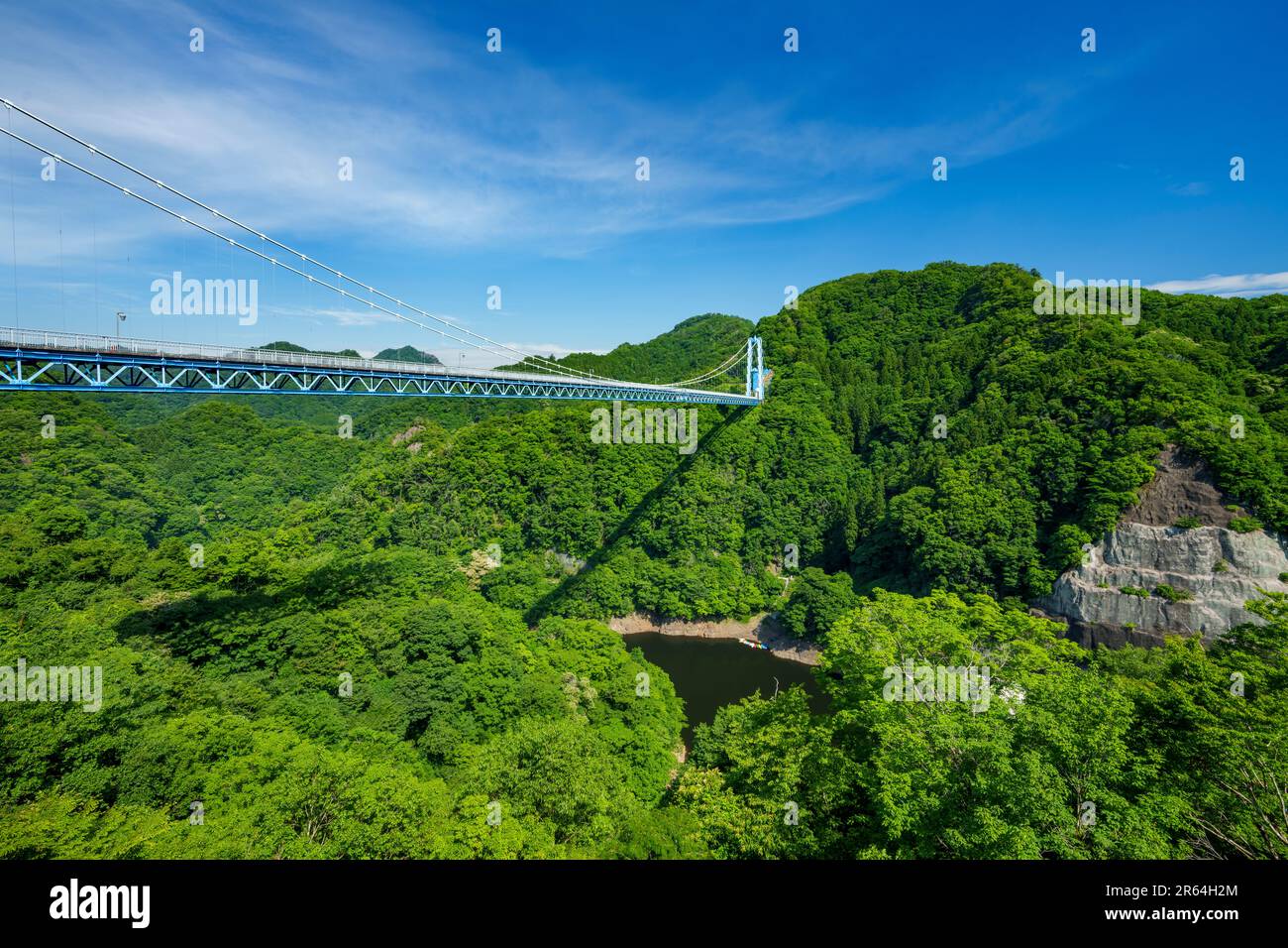 Ryujin big suspension bridge hi-res stock photography and images - Alamy