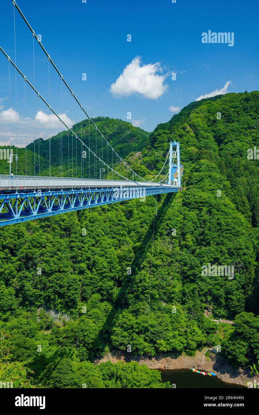 Ryujin big suspension bridge hi-res stock photography and images - Alamy