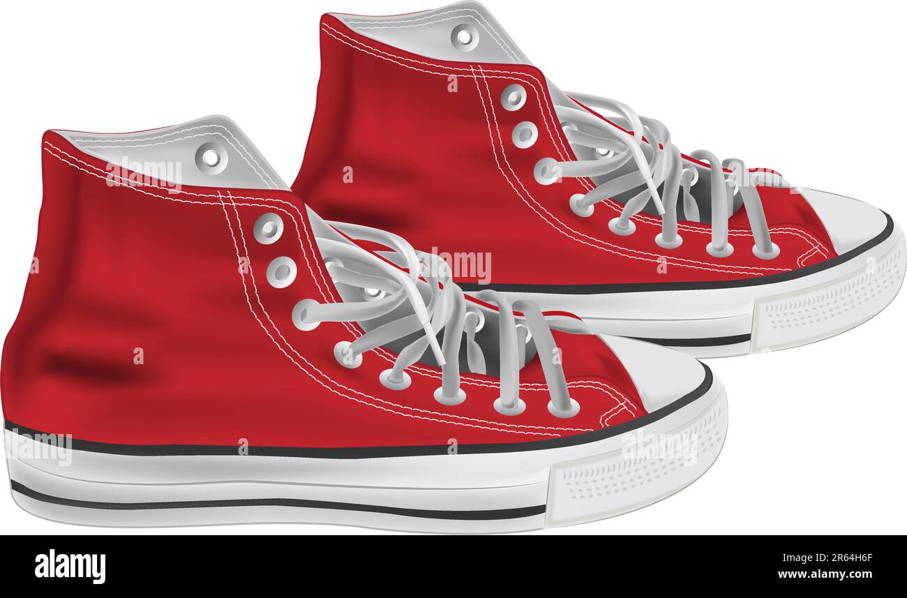 Athletic shoes vector illustration Stock Vector Image & Art - Alamy