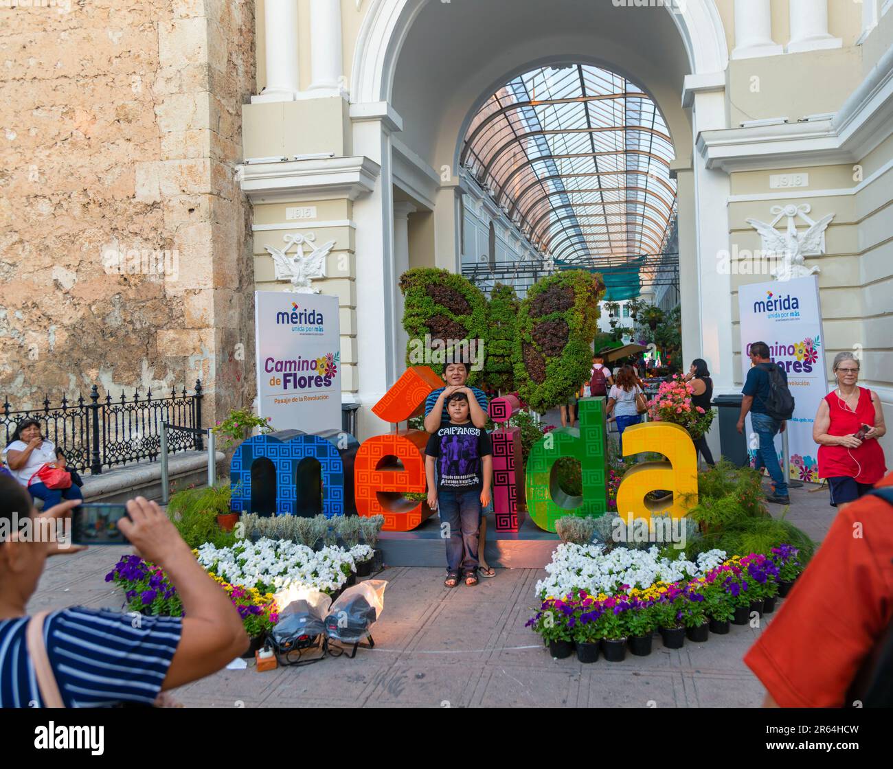 Camino de Flores event, Street of Flowers, , Pasaje de la Revolución ...