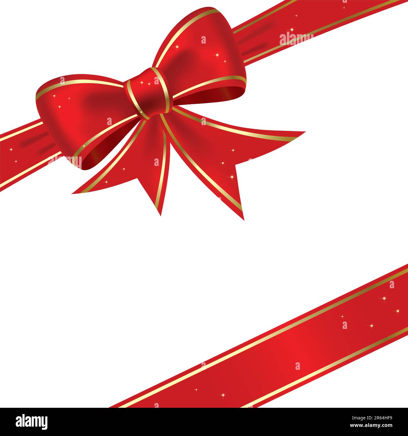 Red christmas bow Stock Vector Images - Alamy