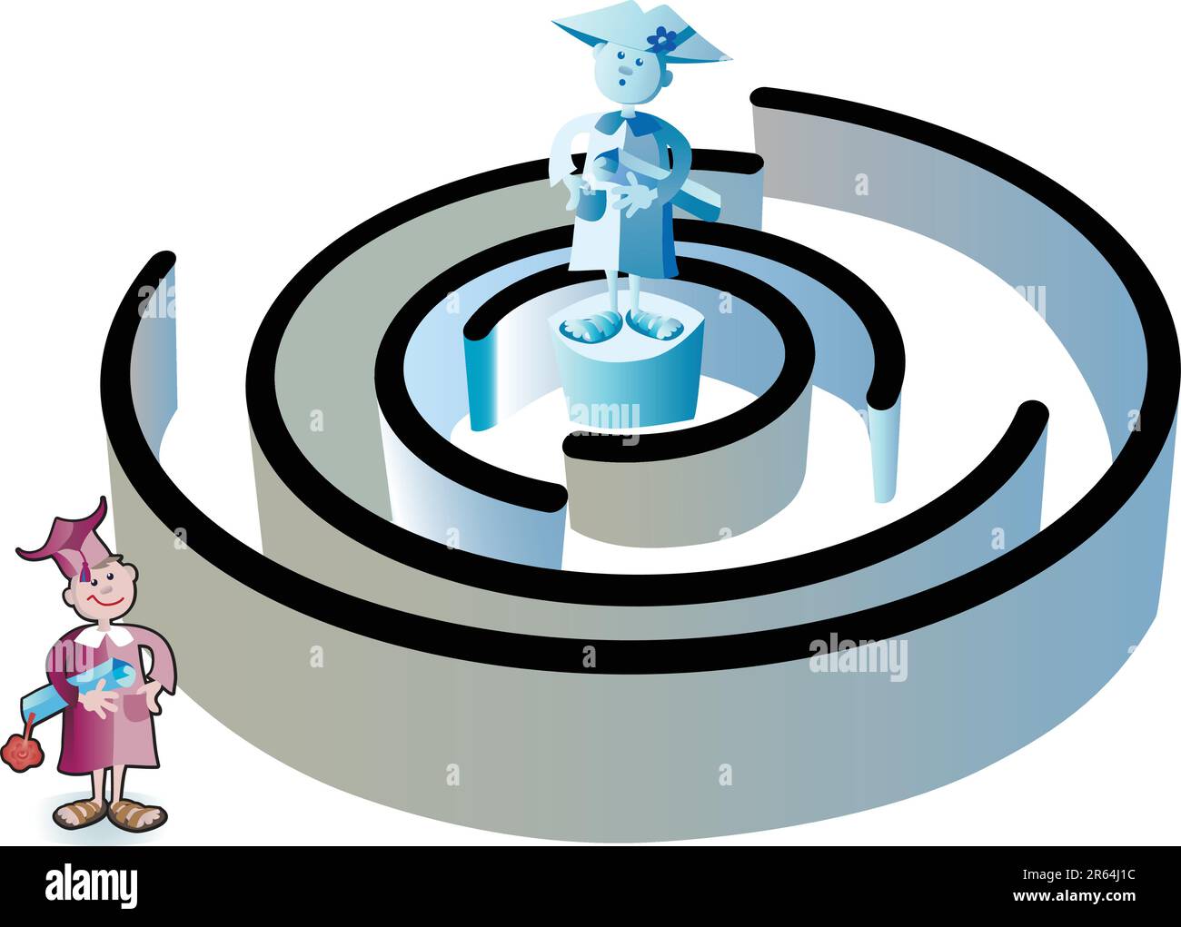 Graduation idea Stock Vector Images - Alamy