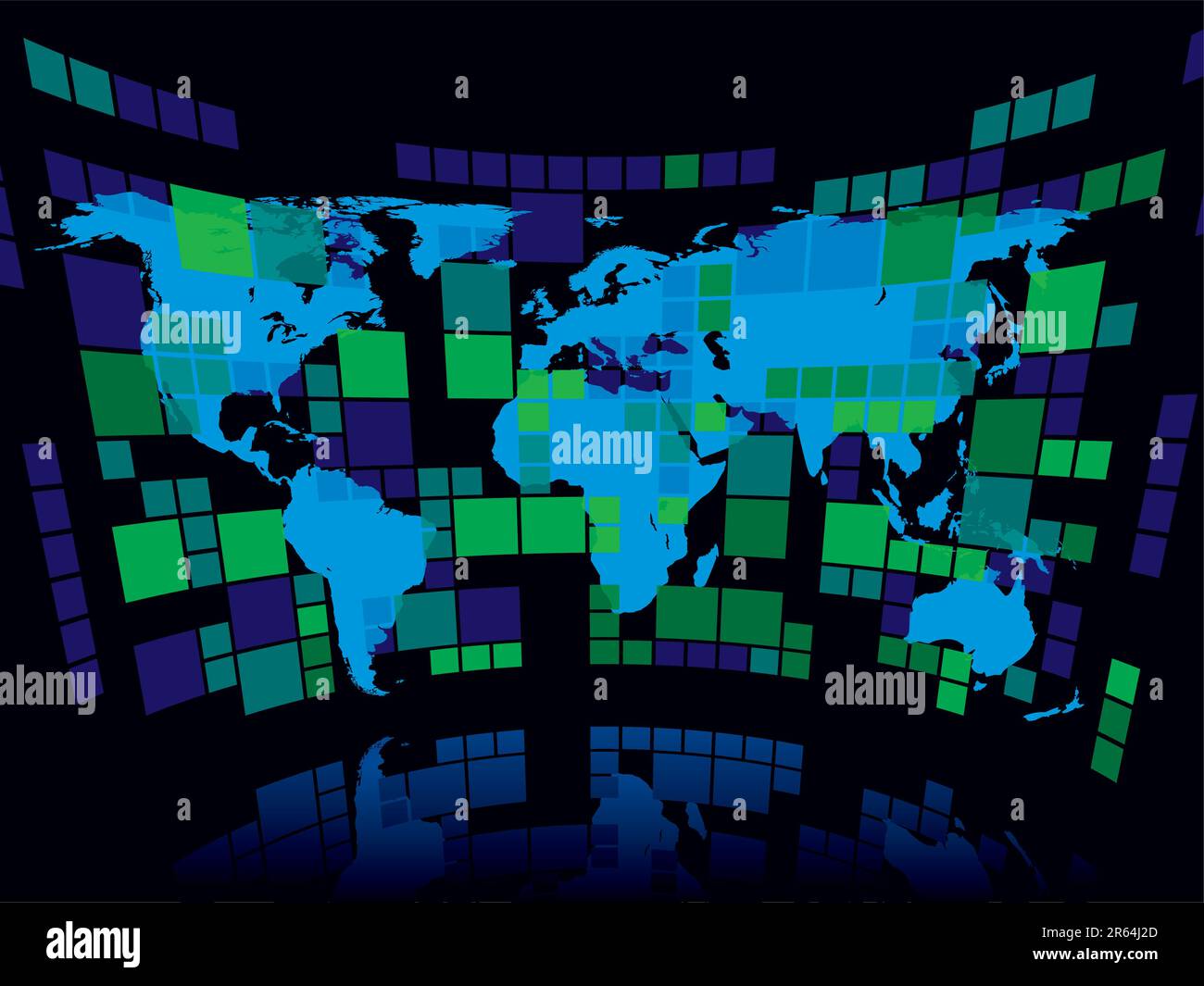 Map showing u s a Stock Vector Images - Alamy