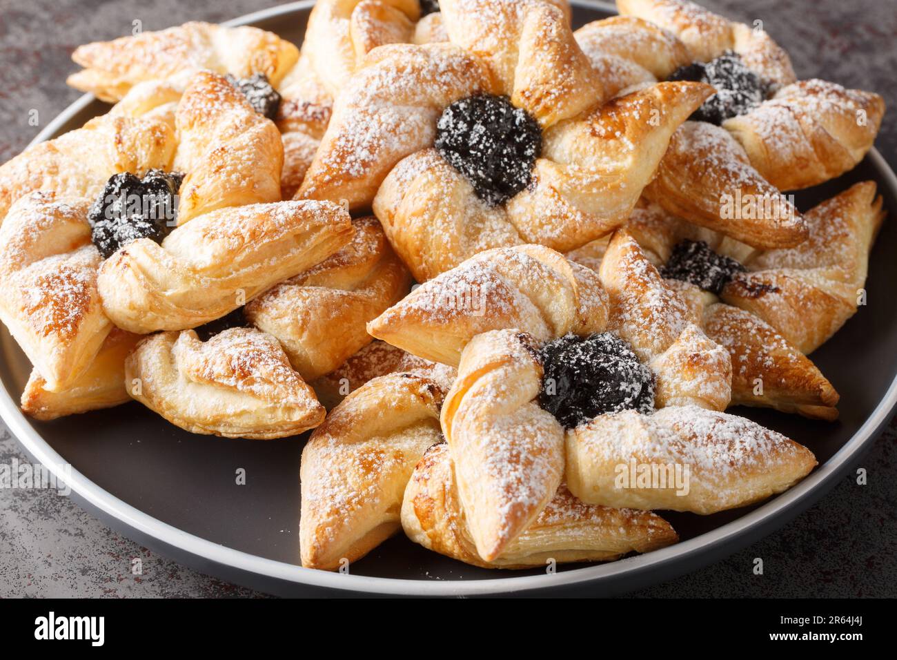 Finnish christmas time Joulutorttu puff pastries with dried plum ...