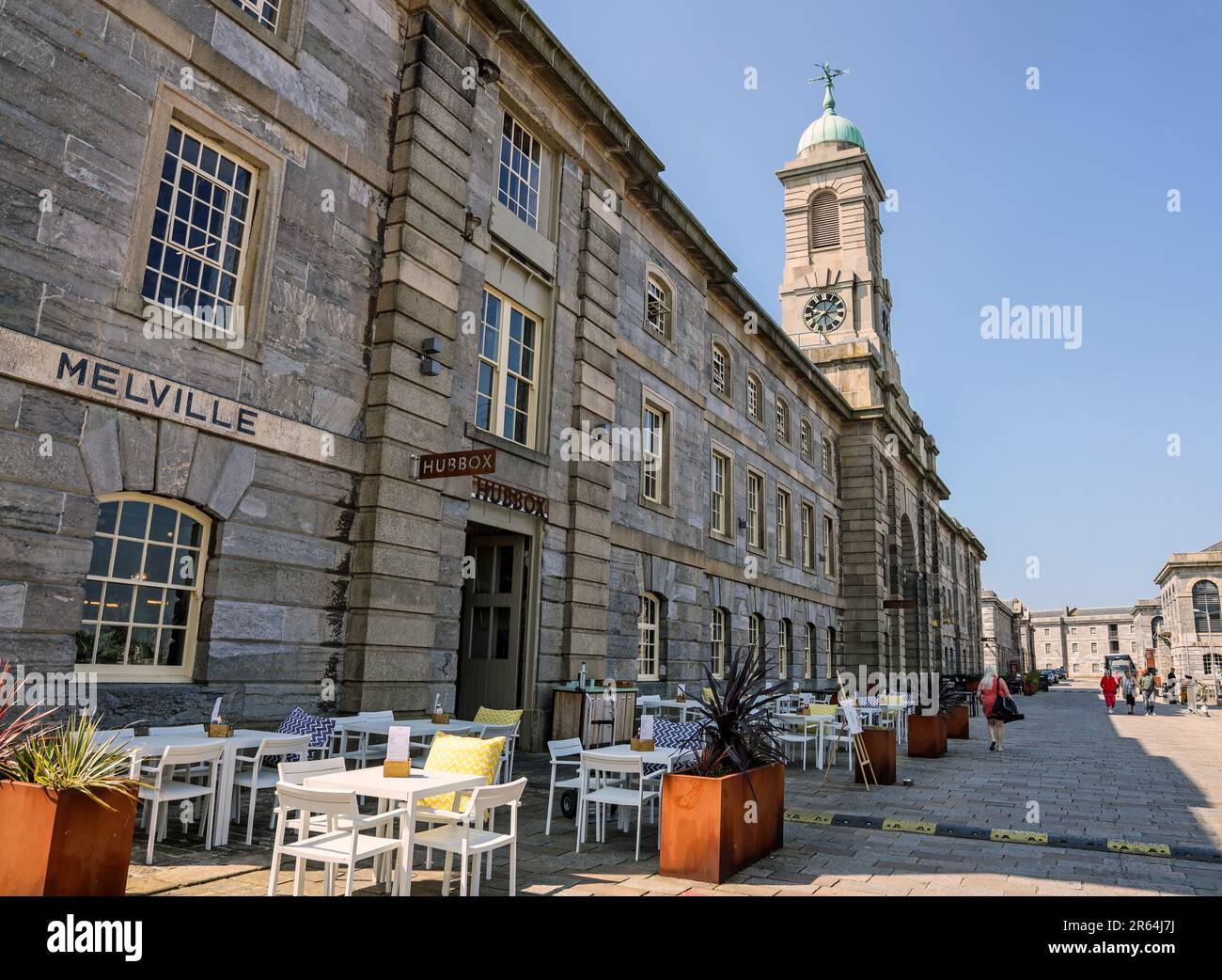 The Melville building at the Royal William Yard in Stonehouse Plymouth ...