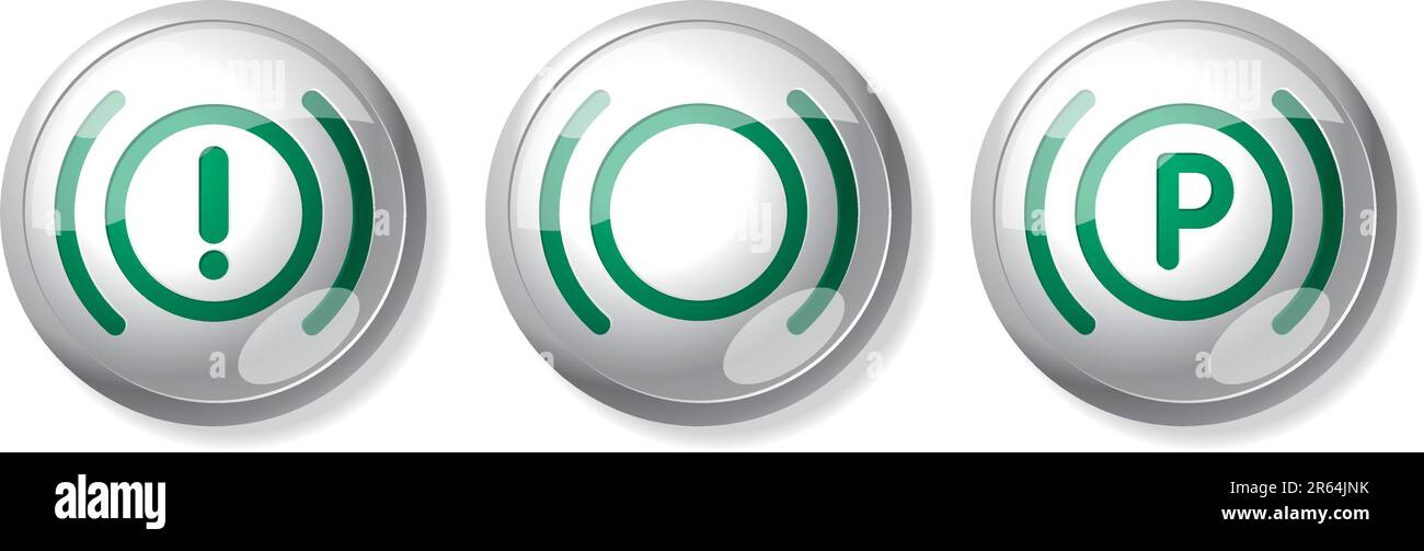 vehicle sign buttons - vector illustration Stock Vector Image & Art - Alamy