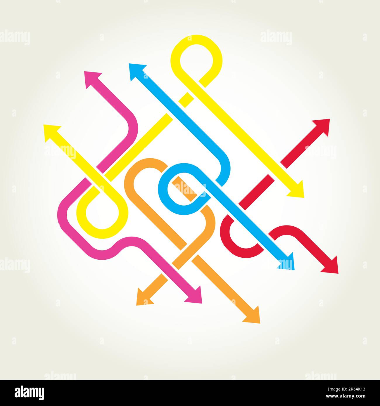 Multicolored dot background vector arrows illustration Stock Vector ...
