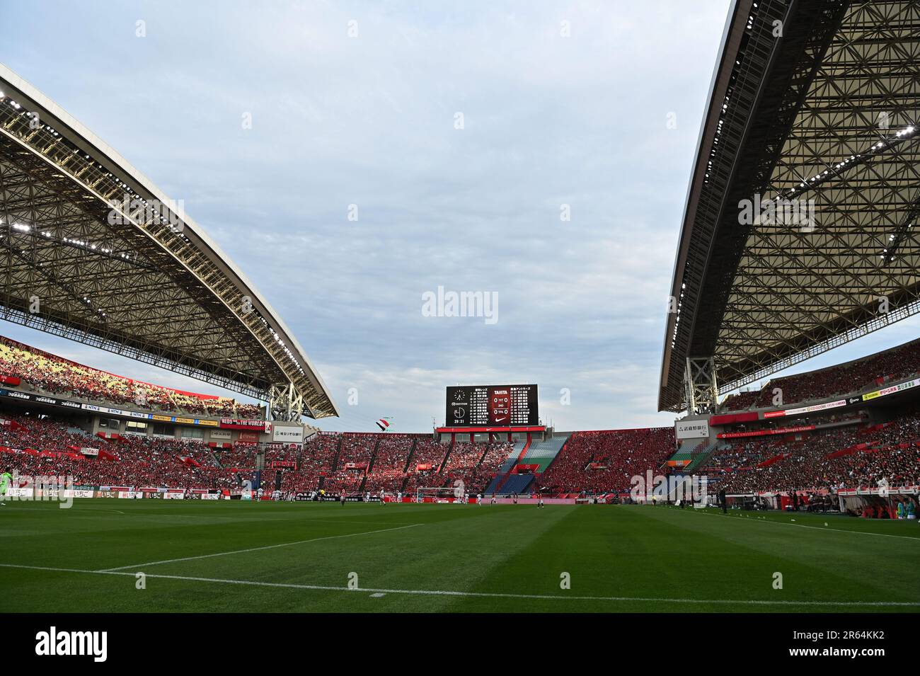 A general view inside the stadium during the 2023 J1 League match ...