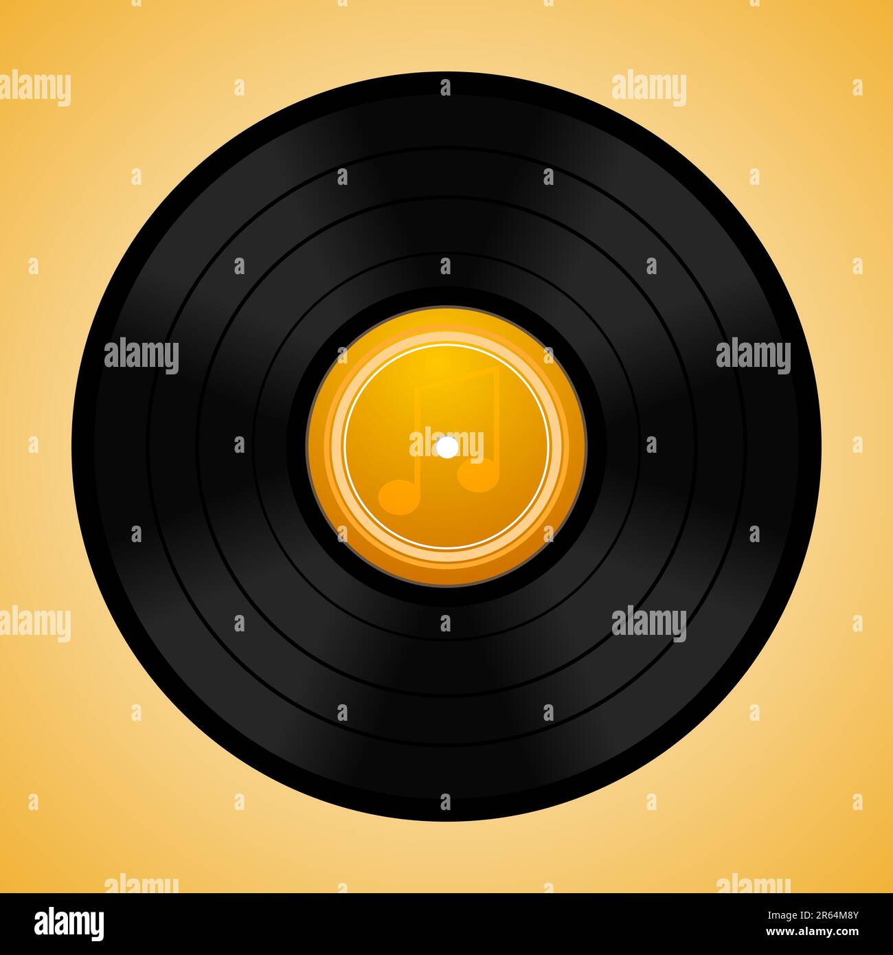 Vector illustration of the vynil disc Stock Vector Image & Art - Alamy