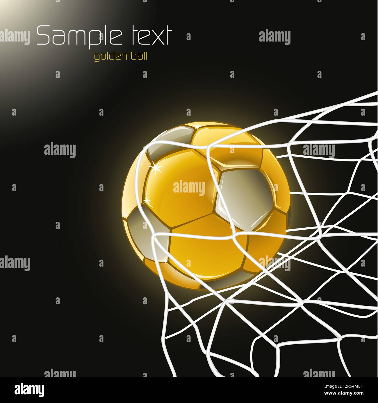 Vector illustration of the golden ball Stock Vector Image & Art - Alamy