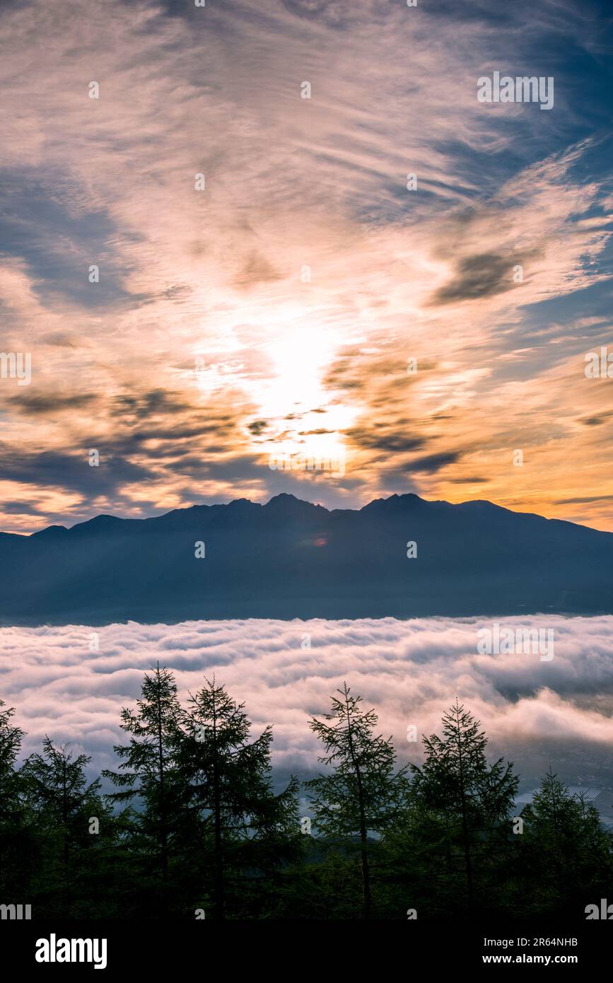 Yatsugatake chushin kogen quasi national park hi-res stock photography ...