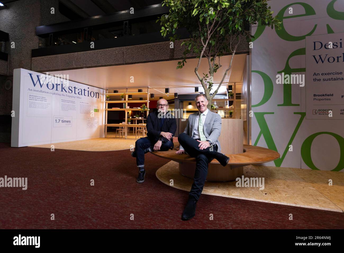 EDITORIAL USE ONLY Dan Scanlon (left), executive vice president ...