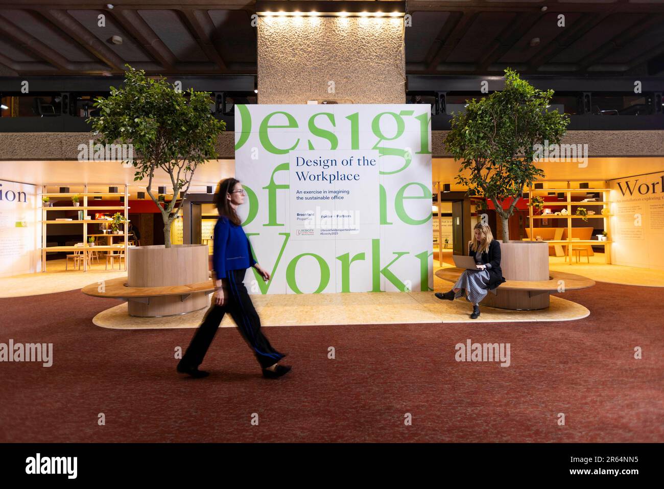 EDITORIAL USE ONLY Attendees use Brookfield Properties' central ...