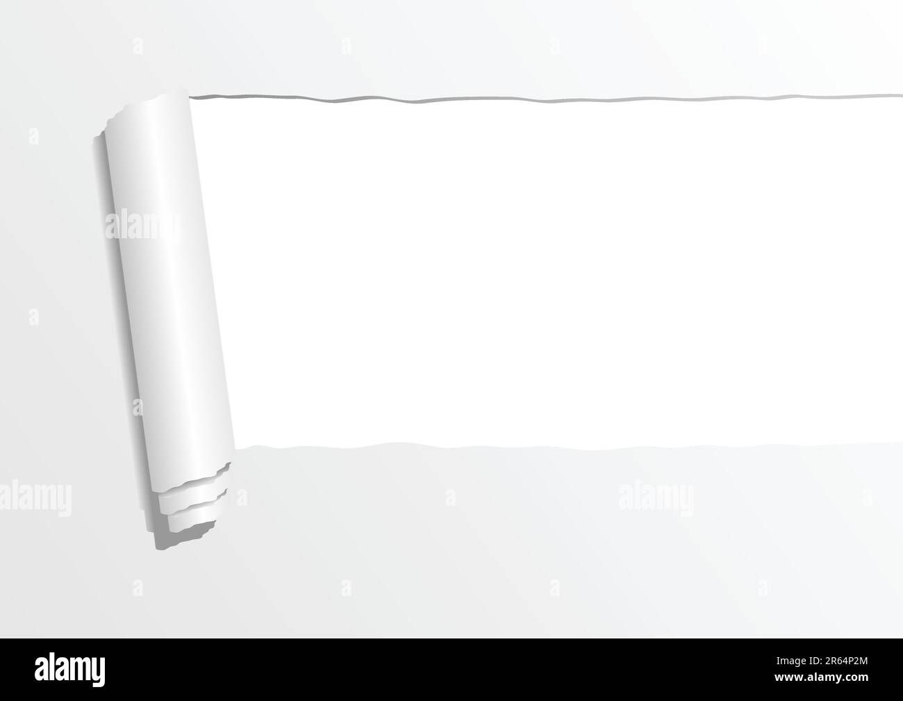 Ripped paper sheet with negative space to insert text Stock Vector ...