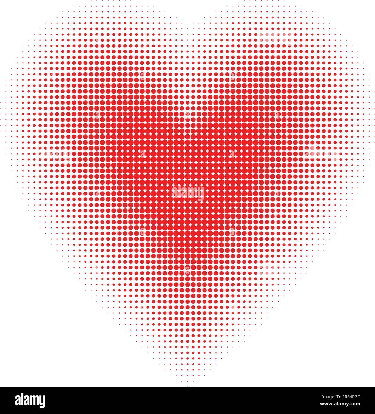 Heart of halftone dots Stock Vector Image & Art - Alamy