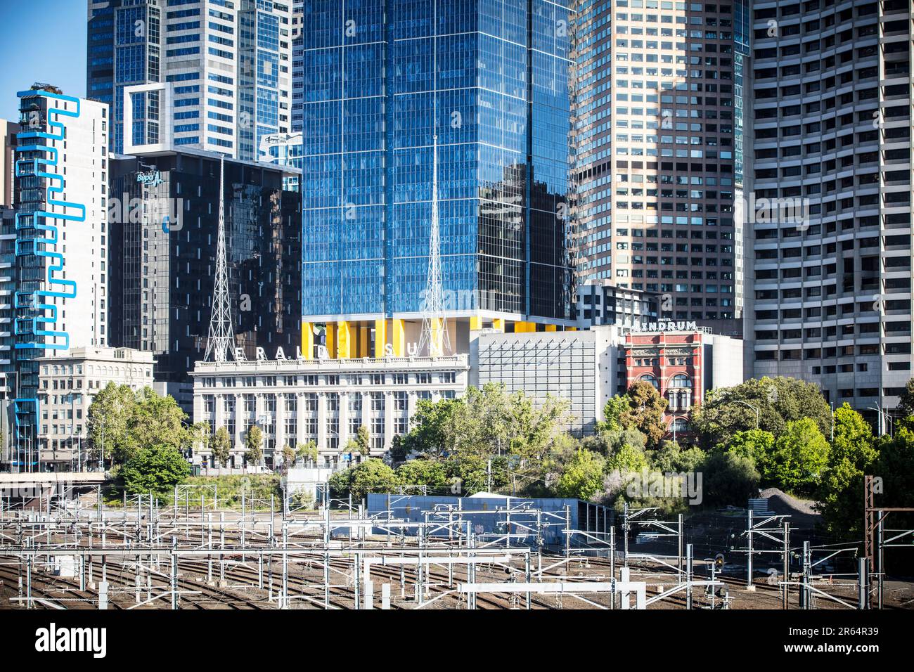 Birrarung Marr Views in Melbourne Australia Stock Photo - Alamy