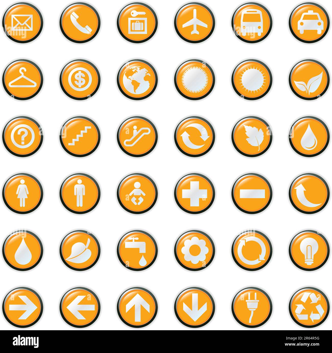 Presentation icons symbol. vector Stock Vector Image & Art - Alamy