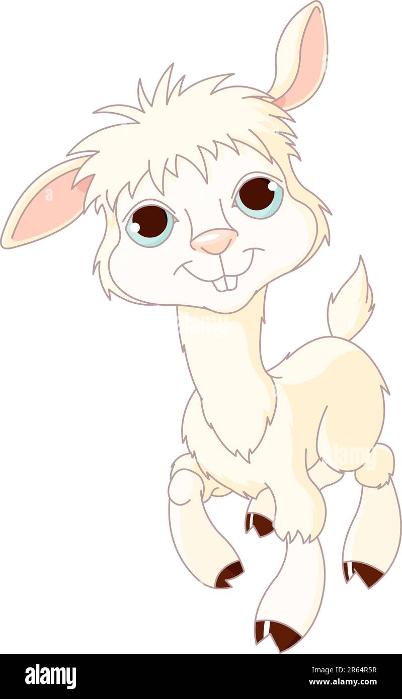 Juvenile llama Stock Vector Images - Alamy