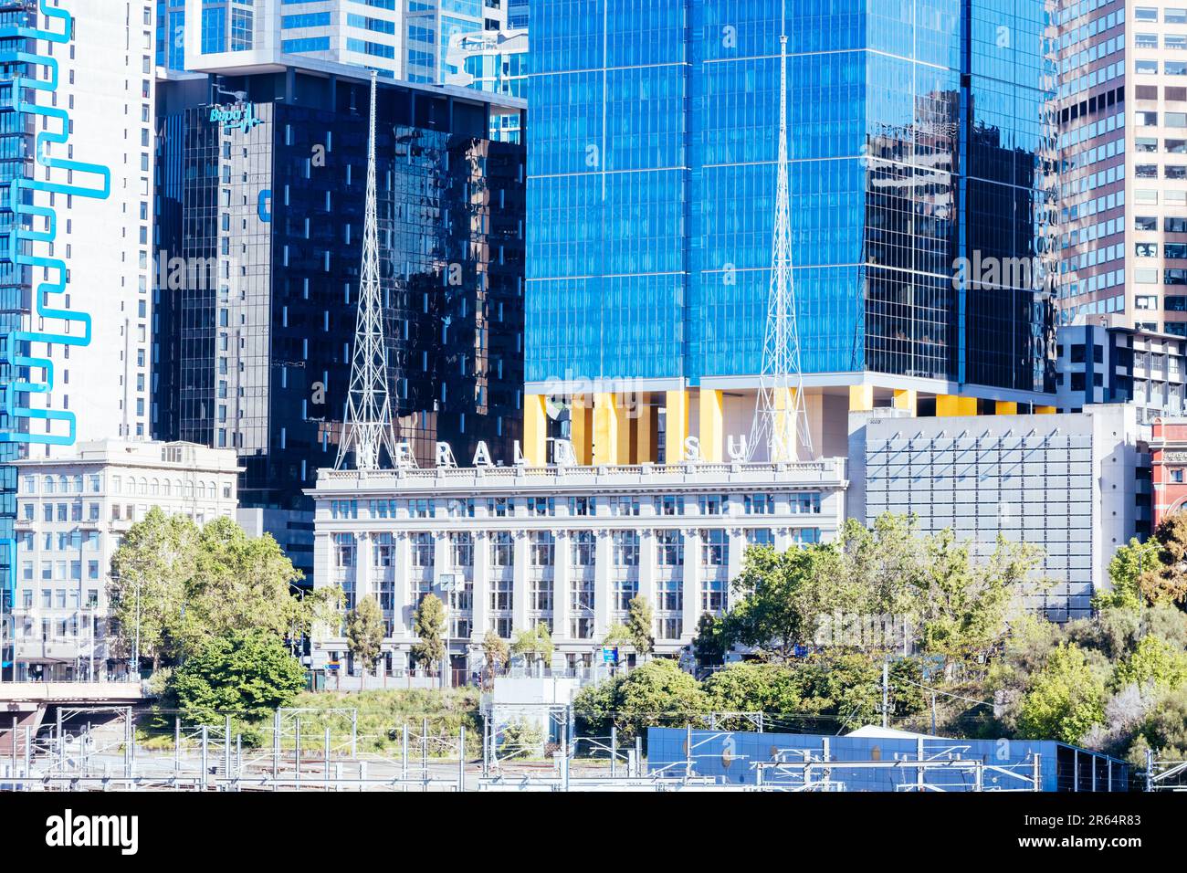 Birrarung Marr Views in Melbourne Australia Stock Photo - Alamy