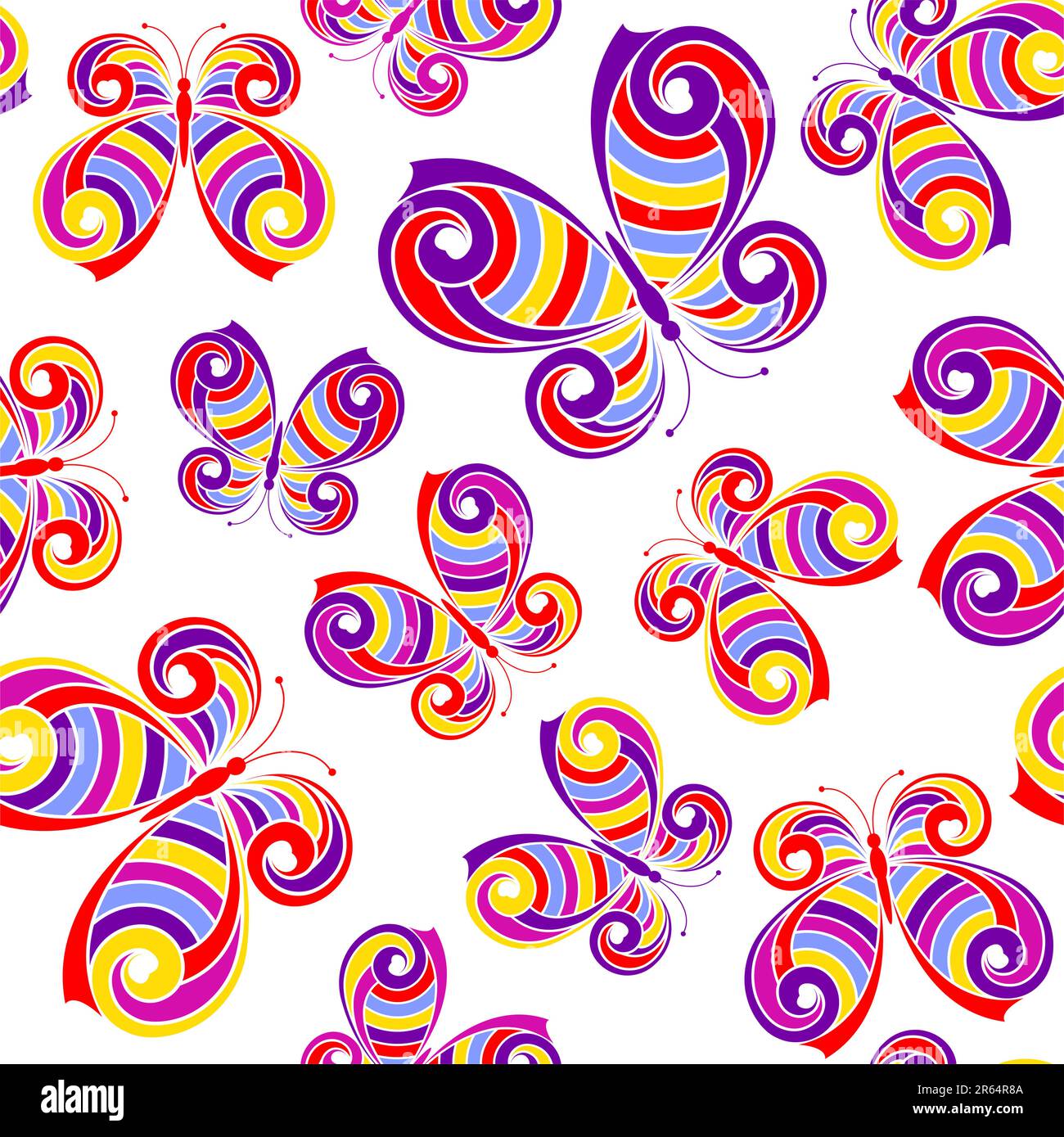 Seamless from butterflies(can be repeated and scaled in any size Stock ...