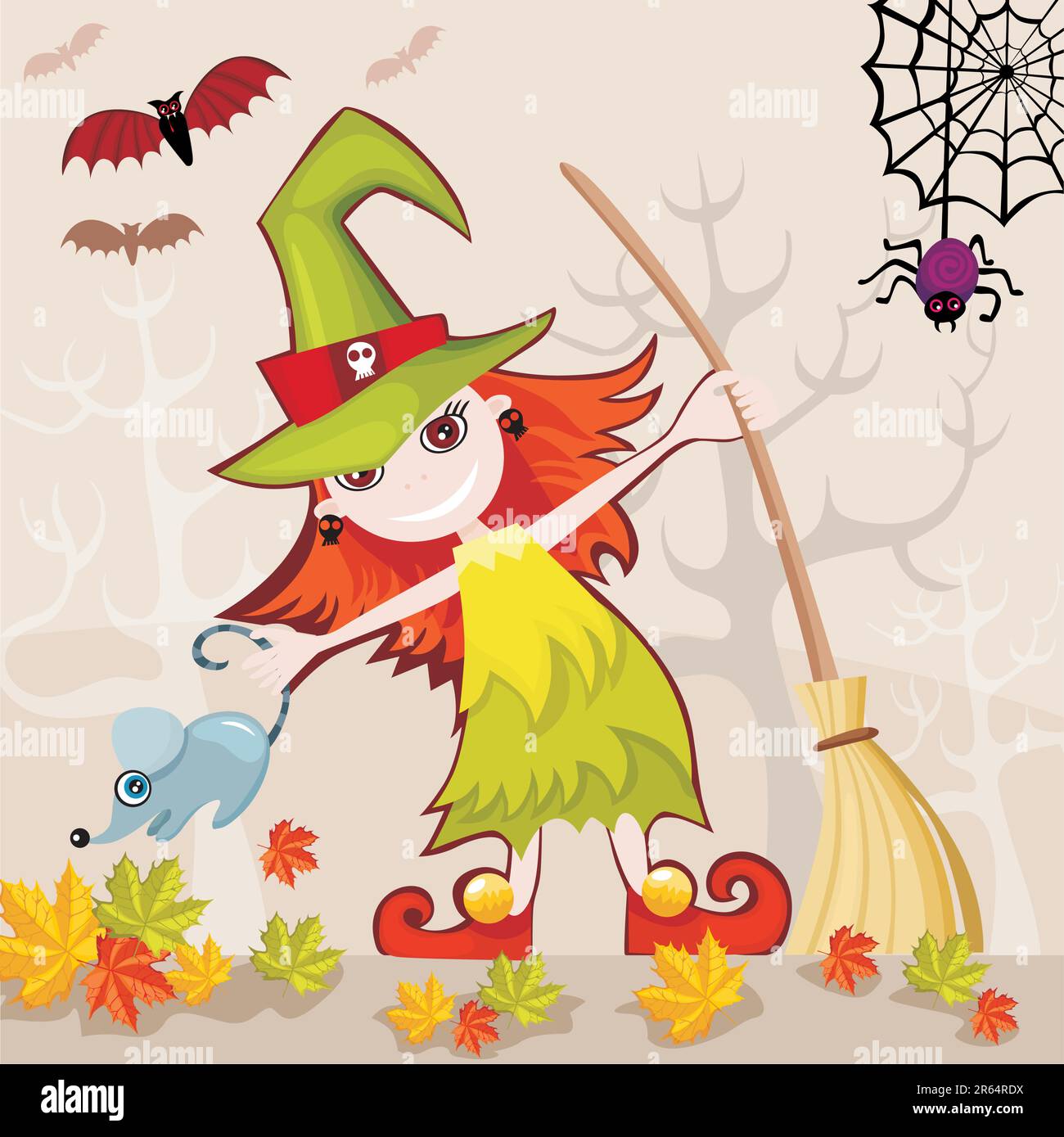 A black mouse illustration Stock Vector Images - Alamy