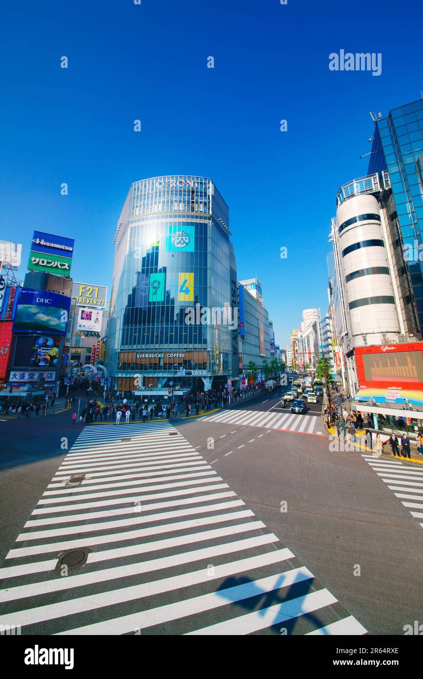 Shibuya Train Station Crosswalk Stock Photo - Alamy