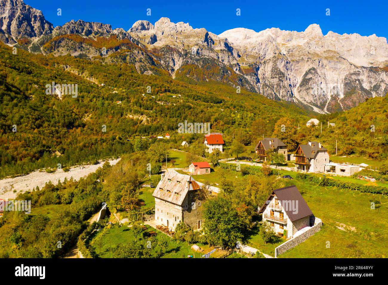 Thethi National Par Albania Stock Photo - Alamy