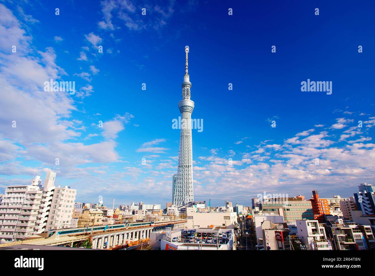Tokyo sky tree and Tobu sky line Stock Photo - Alamy