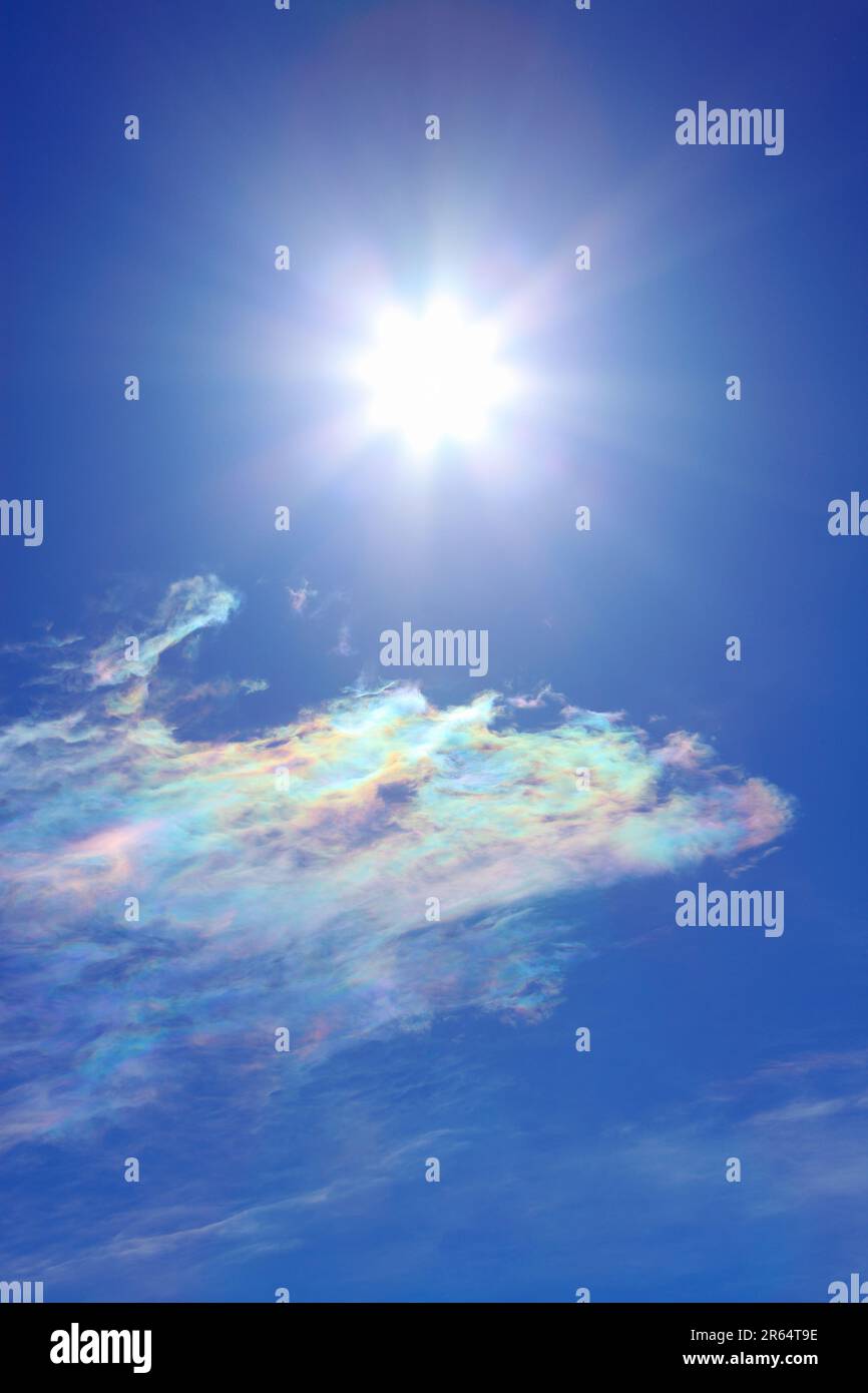 Iridescent clouds hi-res stock photography and images - Alamy