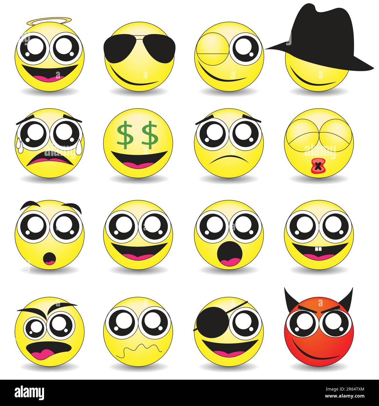 Fury set Stock Vector Images - Alamy