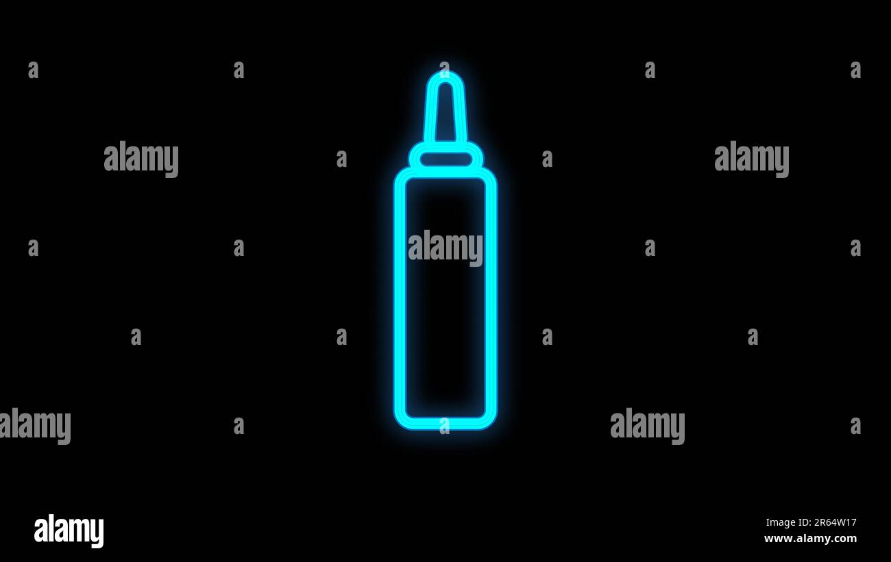 Glowing neon line tomato icon hi-res stock photography and images - Alamy