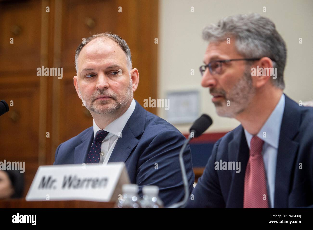 Washington, United States. 06th June, 2023. Stephen Gardner, left ...