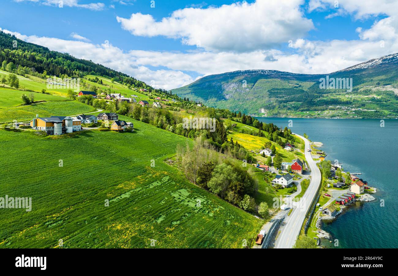 Loen sky lift hi-res stock photography and images - Alamy
