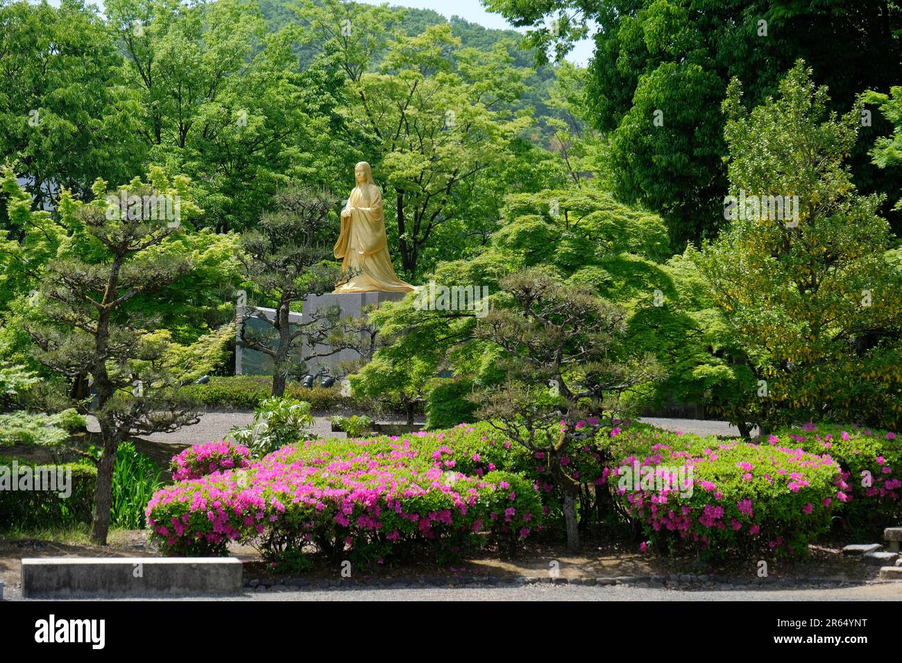 Statue of Murasaki Shikibu Stock Photo - Alamy
