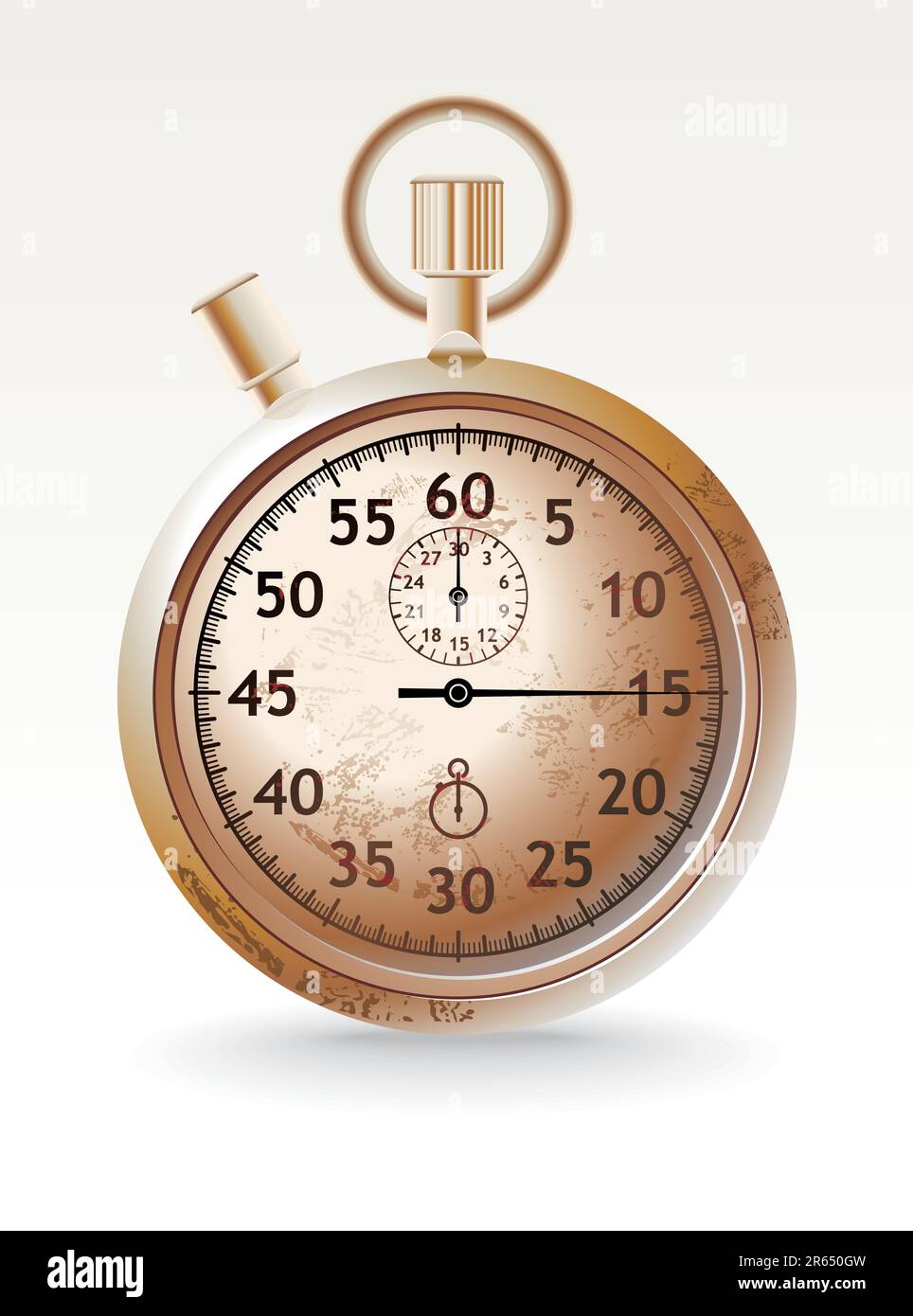 vector grunge stopwatch - vector illustration Stock Vector Image & Art ...